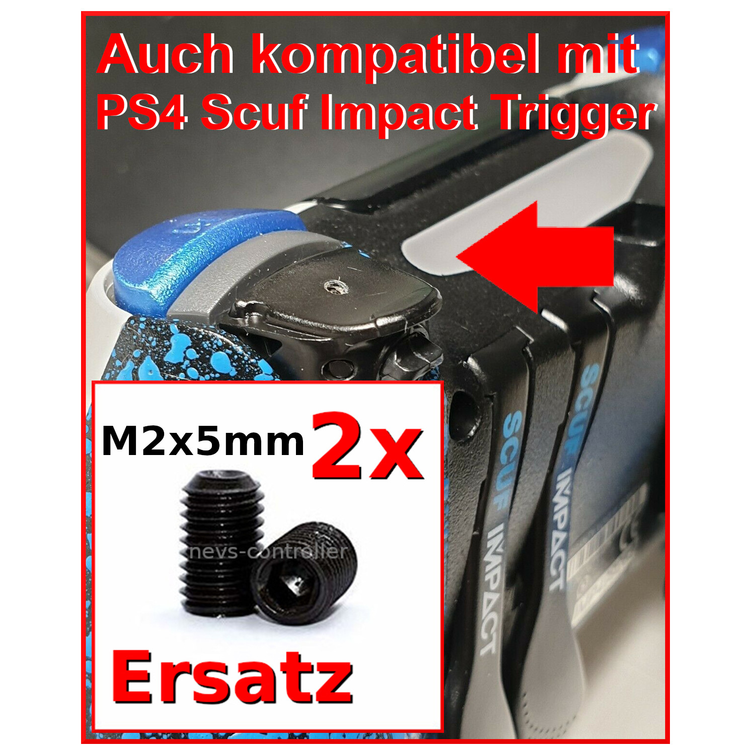 Scuf Gaming Ersatzschrauben für einstellbare Trigger Stops